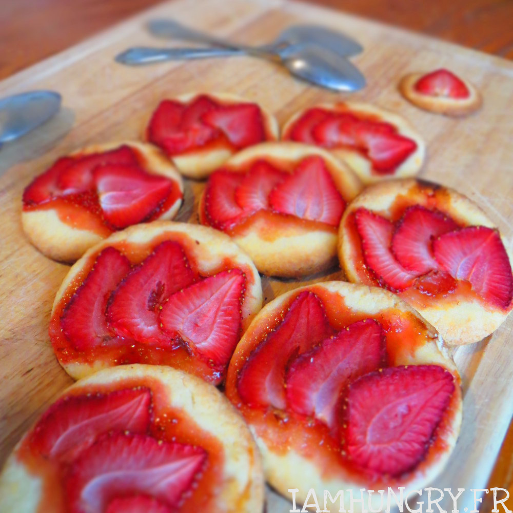 Sablés aux fraises- IAMHUNGRY