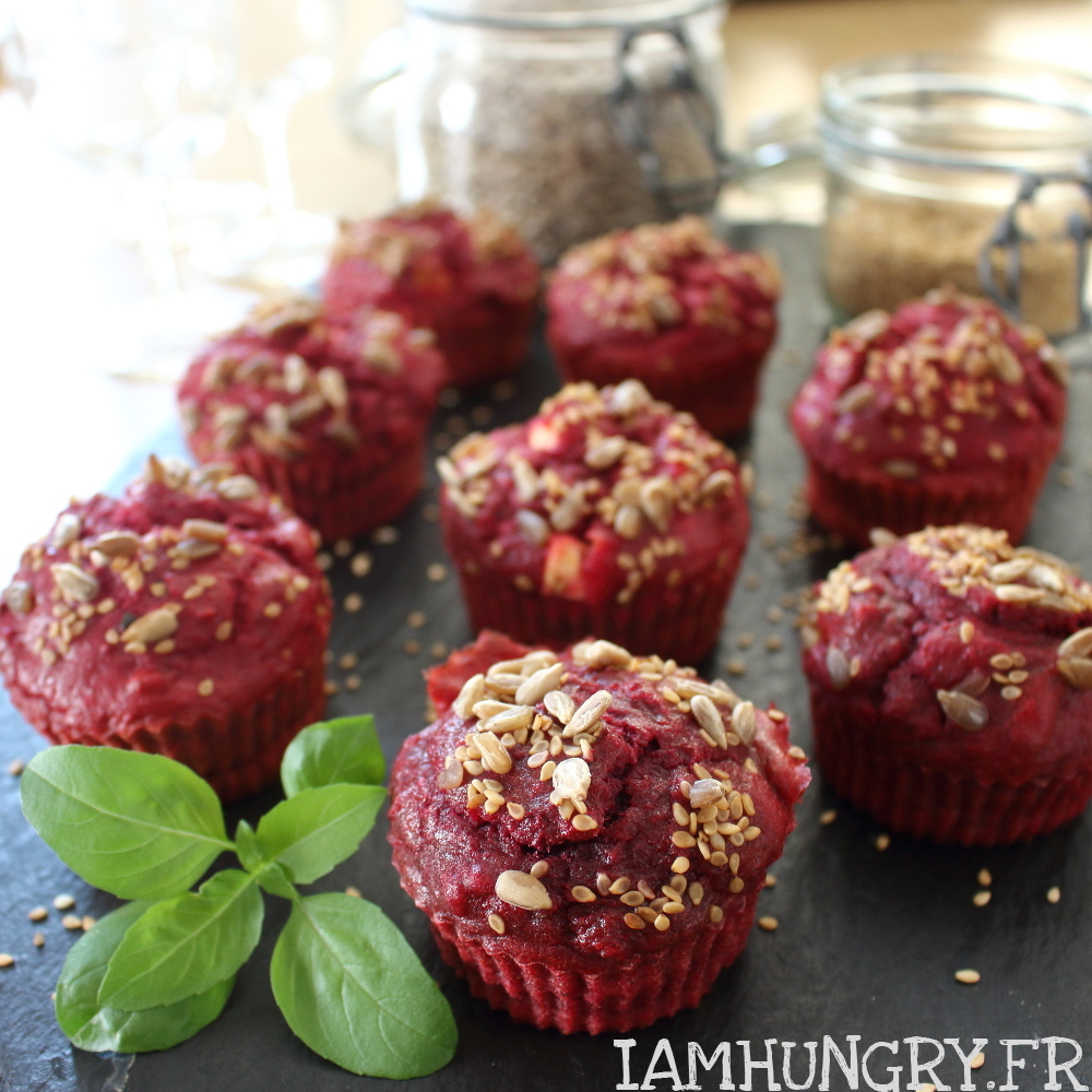 Muffins à la betterave- IAMHUNGRY
