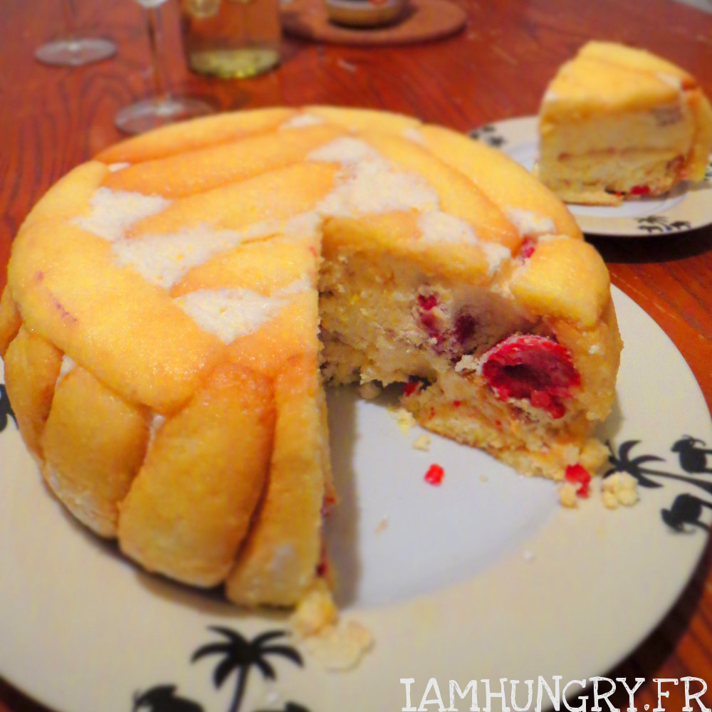 Charlotte glacée au citron et aux fruits rouges- IAMHUNGRY