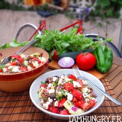 Salade de haricots rouges- IAMHUNGRY