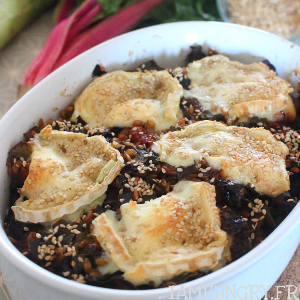 Gratin de blettes au petit épeautre- IAMHUNGRY
